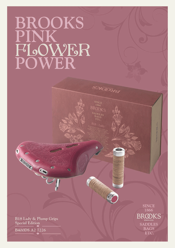 BROOKS B18 PINK＆LEATHER GRIP サイクルスポーツのニュース | サイクルスポーツ.jp
